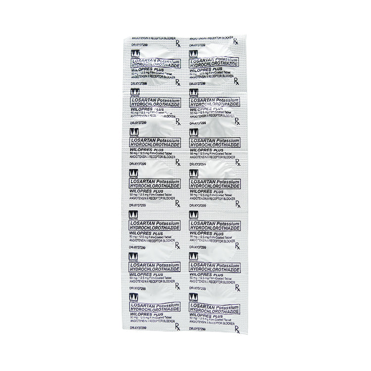 WILOPRES PLUS Losartan Potassium / Hydrochlorothiazide 50mg / 12.5mg ...